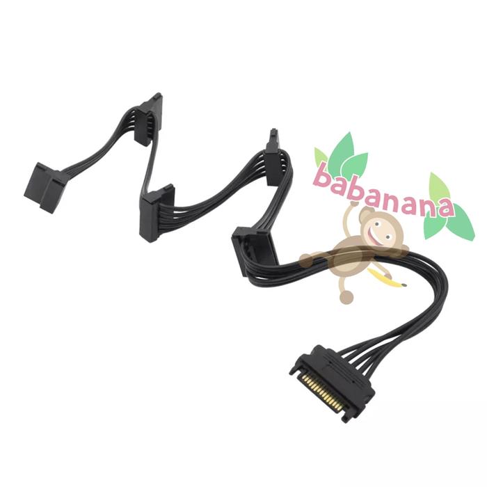 Jual Kabel Sata Power 1 To 5 Splitter Cabang Hdd Ssd Extension Cable Di ...