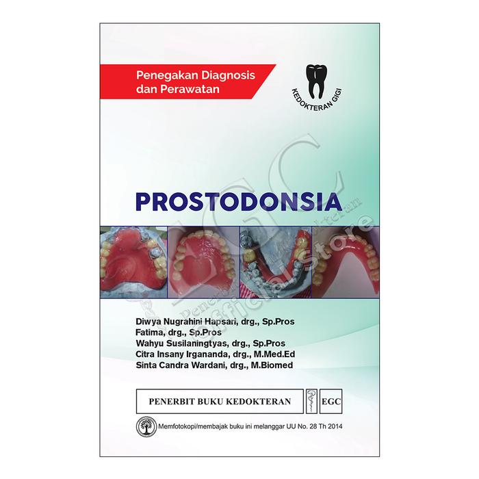 Jual EGC PROSTODONSIA Penegakan Diagnosis - Kab. Bantul - PENERBIT EGC ...