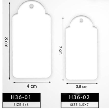 Jual Hang Tag Kraft - Label Kertas - Hang Tag Polos Kraft 150 | H3 ...