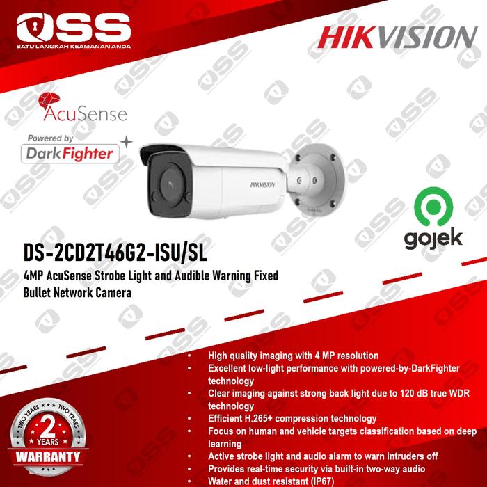 Jual IP CAMERA ACUSENSE HIKVISION 4MP DS-2CD2T46G2-ISU/SL OUTDOOR - Kota Tangerang - OSS CCTV ...