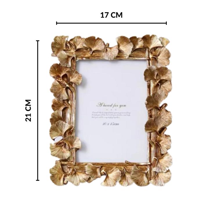 Promo Triple W Nordic Gold Photo Frame Bingkai Foto Meja Emas Figura ...