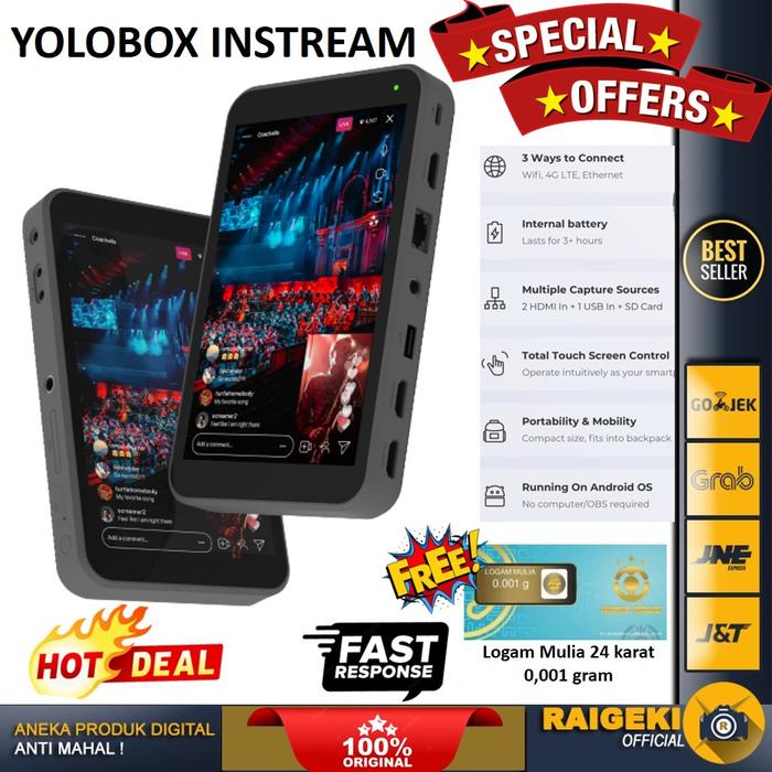 Jual YoloBox Instream Portable Vertical Live Stream Studio Device Yololiv - Jakarta Selatan ...