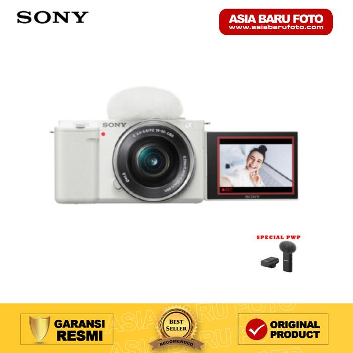 Jual Sony ZV E10 Sony ZVE10 Mirrorless Camera Kit 16-50mm - ECM-W2BT ...