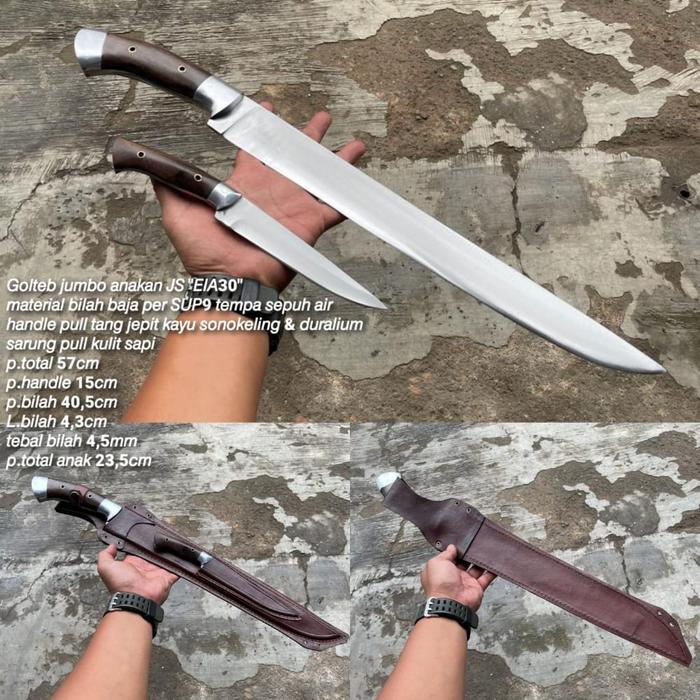 Jual golok pisau sembelih baja per JUMBO satu set - Kab. Sukabumi ...