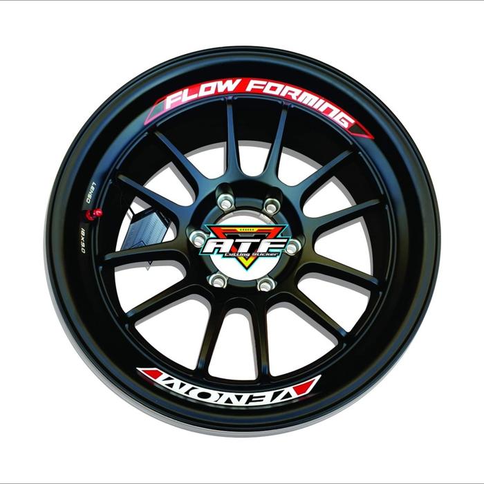 Jual sticker velg venom lenso 5 sticker velg mobil Pajero sticker ...