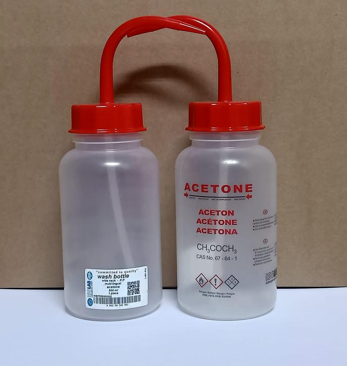 Jual Botol Semprot Washing Wash Bottle 500 ml "Acetone" | Isolab ...