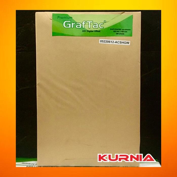 Jual Stiker Kromo Graftac/Sticker Chromo High Glossy White Uk A3+ (250 ...