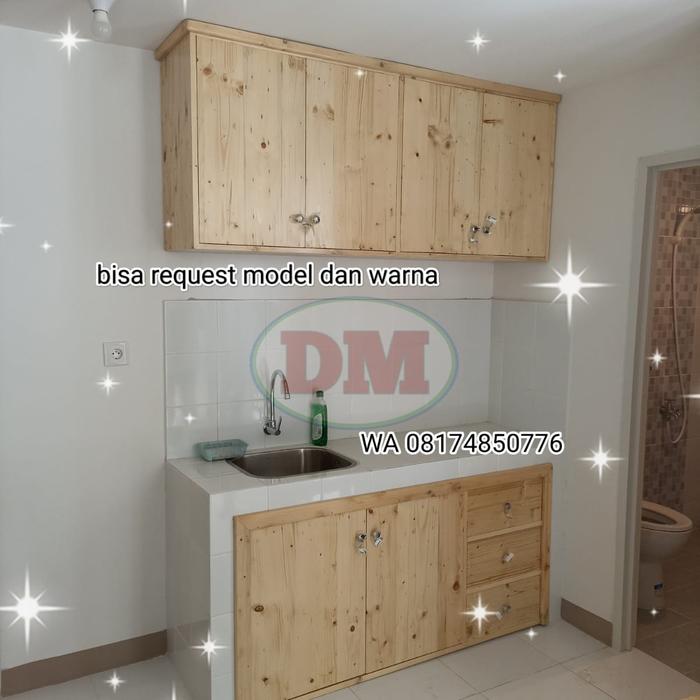Jual KITCHEN SET MINIMALIS RAK DAPUR/MODERN KAYU NATURAL CUSTOM ...