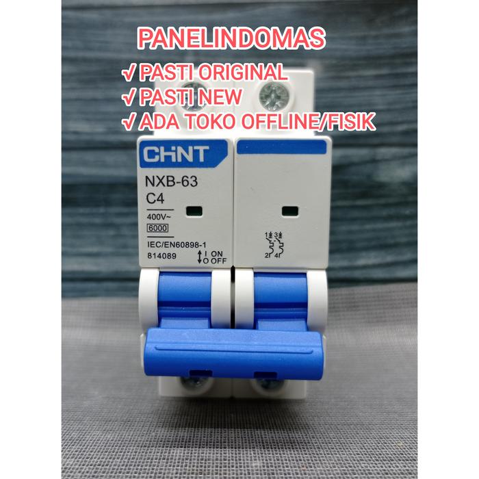 Jual MCB CHINT NXB-63 2P / 2POLE 2A 4A 6A 10A 16A 20A -63A 6kA CHINT - Jakarta Pusat ...