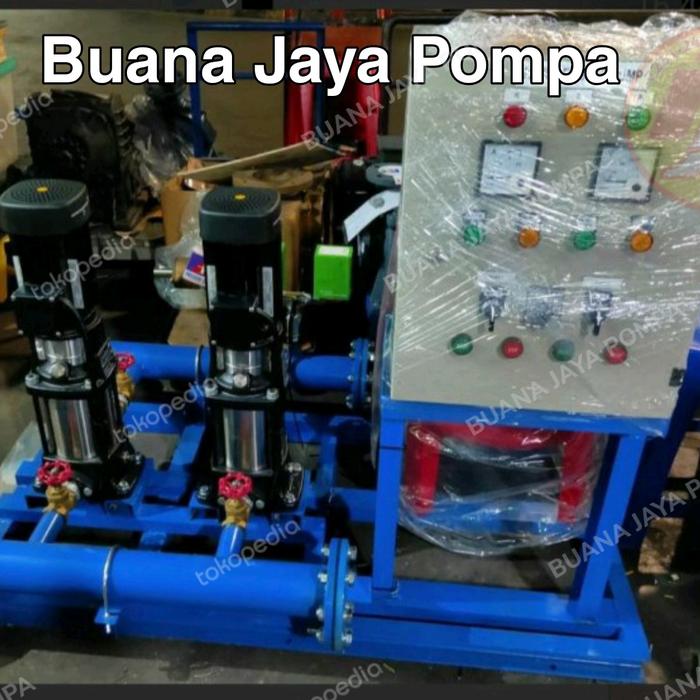 Jual PAKET POMPA BOOSTER GRUNDFOS 2X CR5-8. 1.1KW. 1.5HP 380V - Jakarta ...