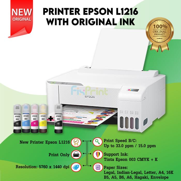 Jual Printer Epson L1210 / l1216 / L1211 pengganti Epsn L1110 Print Only - Kota Semarang ...