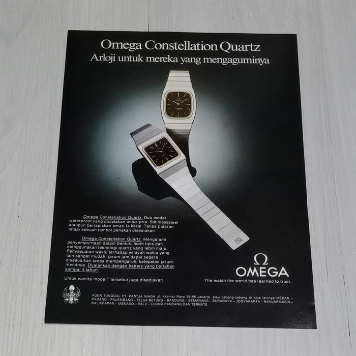 Jual Iklan Cetak Jadul Jam Tangan Omega Constellation - Kota Bandung ...