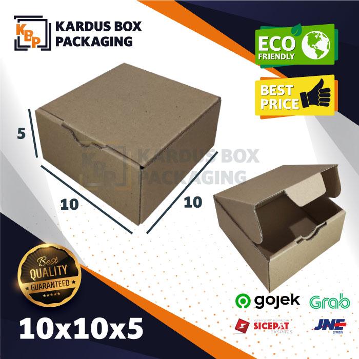 Jual KOTAK 10x10x5 cm Kardus Packaging Corrugated DIECUT PIZZA ...