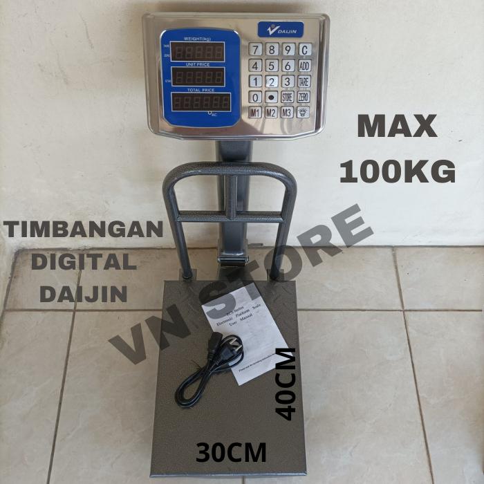 Jual Timbangan Duduk Digital DAIJIN 100 KG Bench Scale - Kab. Bogor ...