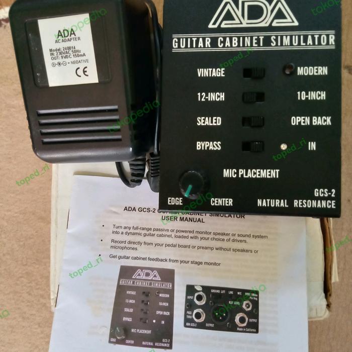 Pedal Ada Guitar Cabinet Simulator | Cabinets Matttroy