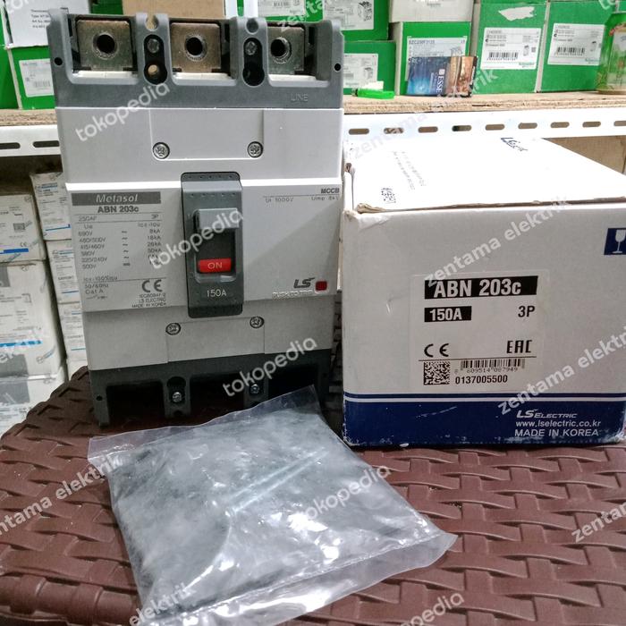 Jual MCCB Ls ABN 203c 150A 3p original - Kota Bandung - zentama elektrik | Tokopedia