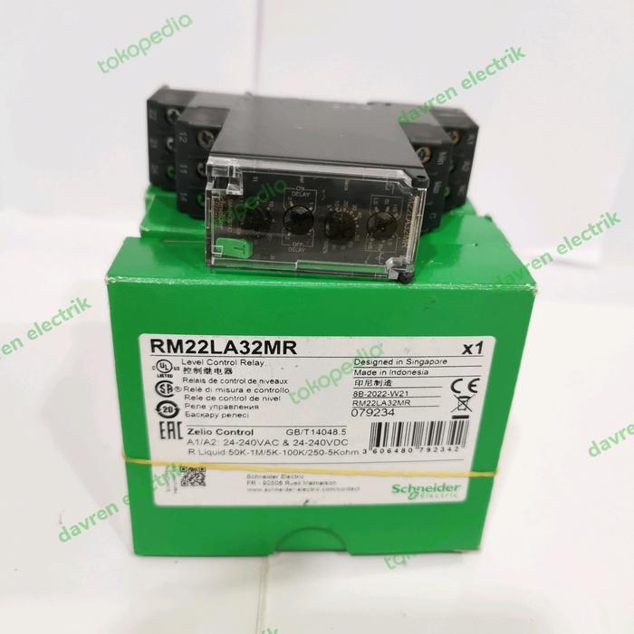 Jual schneider level control relay RM22LA32MR - Jakarta Barat - davren ...