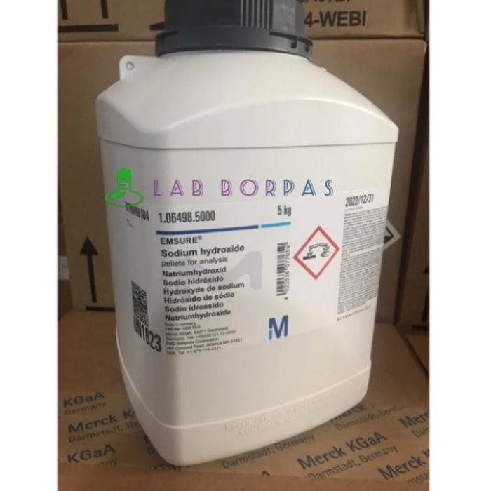Jual MERCK 1.06498.5000 / Sodium Hydroxide Pellets / 106498 / 5Kg ...