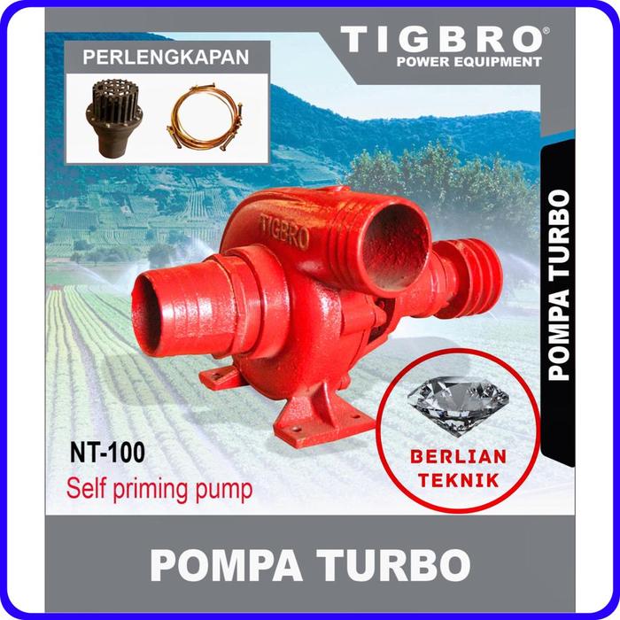Jual Pompa Air Turbo Self Priming Pump Tigbro NT 100 / 4 Inch - Jakarta ...