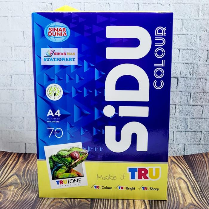 Jual Kertas HVS Sinar Dunia A4 70 Warna/ Kertas Sidu A4 Warna 70 gsm ...