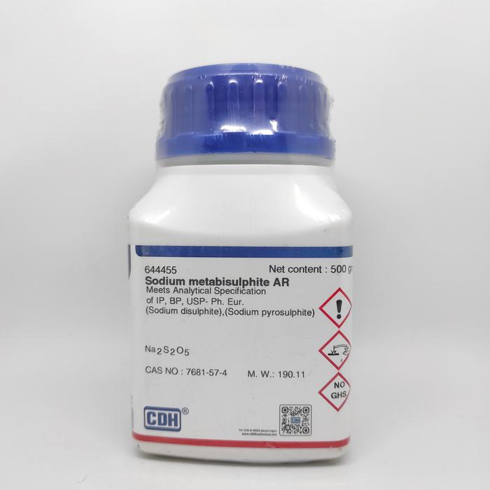 Jual Sodium Metabisulphite 500 gram natrium metabisulfit 7681-57-4 CDH ...