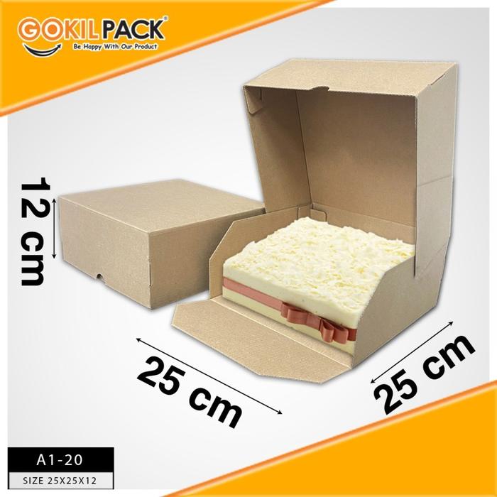 Jual Gokilpack - Box Packaging - Kardus Polos Kue/Cake/Tart/Bolu ...