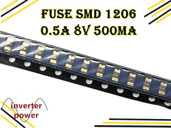 Jual 1206 SMD PPTC Resettable fuse tube SMD1206 0.5A 8V 500MA 8volt 0 ...