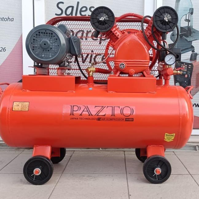 Jual PAZTO Kompresor Angin 1 HP + Dinamo Full Tembaga 1 HP PK ...