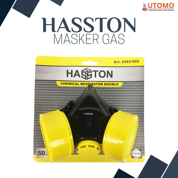 Jual Masker Respirator Gas Mask Chemical Filter udara asap bau kimia ...