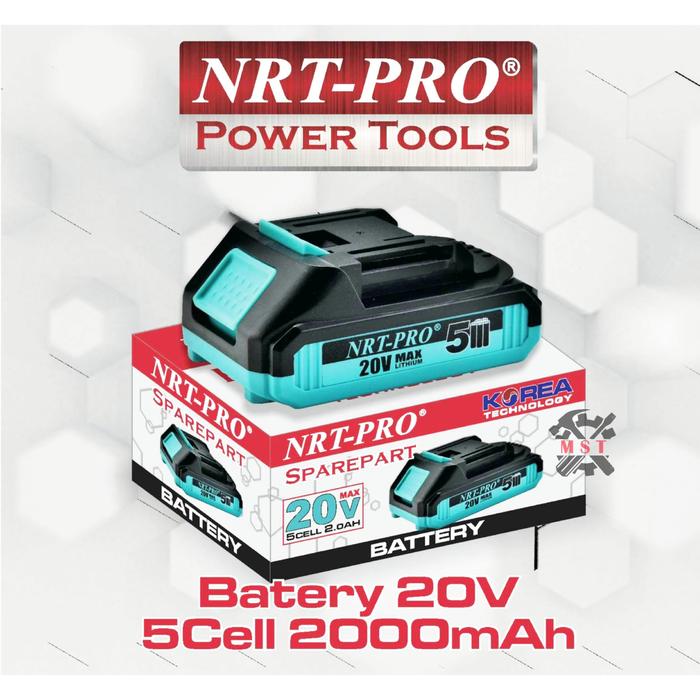 Jual NRT PRO Baterai Mesin Bor Cordless Drill 20V DC340 DC 340 DC740 ...
