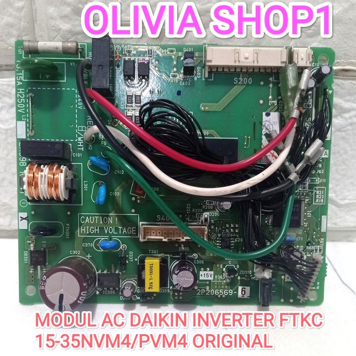 Jual MODUL PCB INDOOR AC DAIKIN INVERTER FTKC 15-35PVM4 ORIGINAL - Jakarta Barat - OLIVIA SHOP 1 ...
