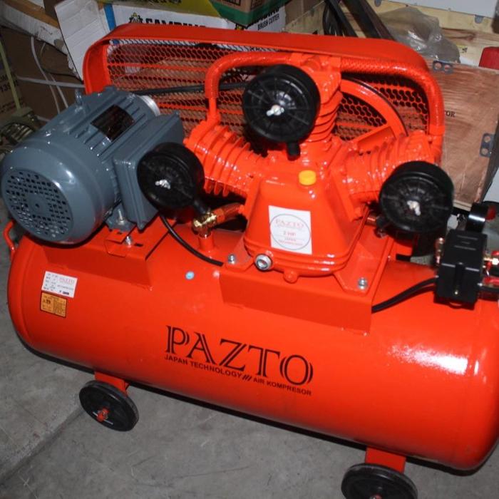 Jual PAZTO Kompresor Angin 2 HP + Dinamo Motor Tembaga Compressor ...