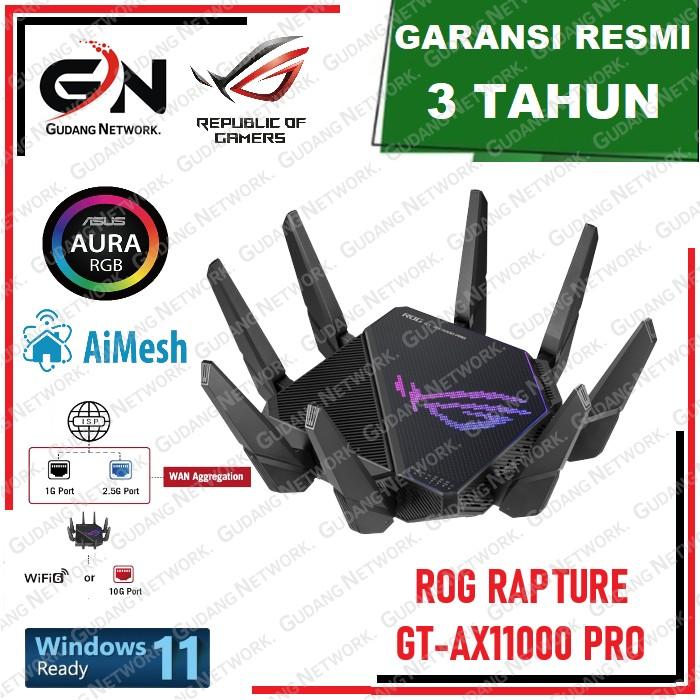 Jual ASUS ROG Rapture GT-AX11000 Tri-band WiFi Gaming Router - GT ...