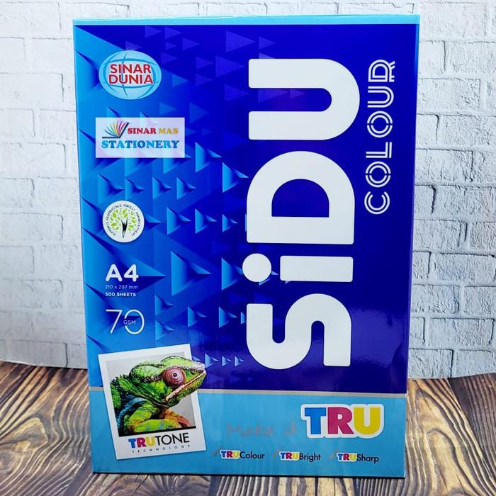Jual Kertas HVS Sinar Dunia A4 70 Warna/ Kertas Sidu A4 Warna 70 gsm ...