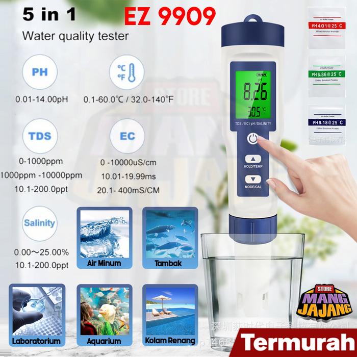 Jual PH Meter PH Digital Tester PH Ukur Alat Pengukur Keasaman Cairan ...