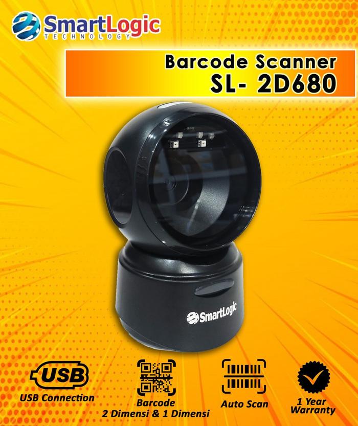 Jual Barcode Scanner SMARTLOGIC SL2D680 | USB - 1D & 2D - Kota Surabaya ...