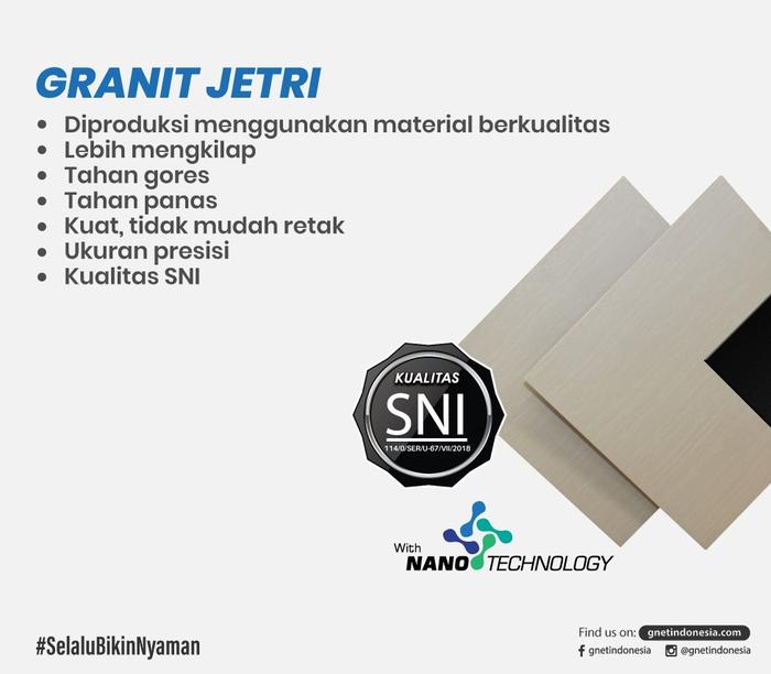 Jual Granite Tile Glossy 60x60 Lantai Granit Jetri - Cream JT6800 ...