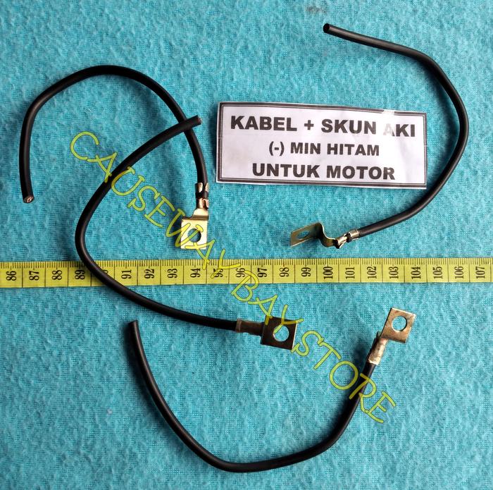 Jual KABEL + SKUN AKI (-)MIN HITAM UNTUK MOTOR - Kab. Sidoarjo - CAUSEWAY BAY STORE | Tokopedia