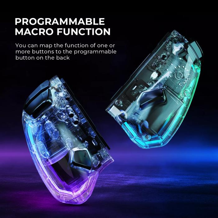 Jual Nyxi Joypad Joycon Wireless Controller Nintendo Switch Oled V2 V1 - Purple Pro Di Seller ...