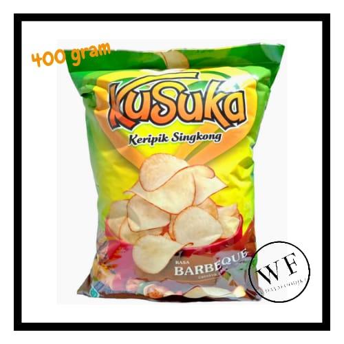 Jual Kusuka Keripik Singkong Barbeque Besar / Cassava Chips BBQ 400grm - Jakarta Barat - WF ...