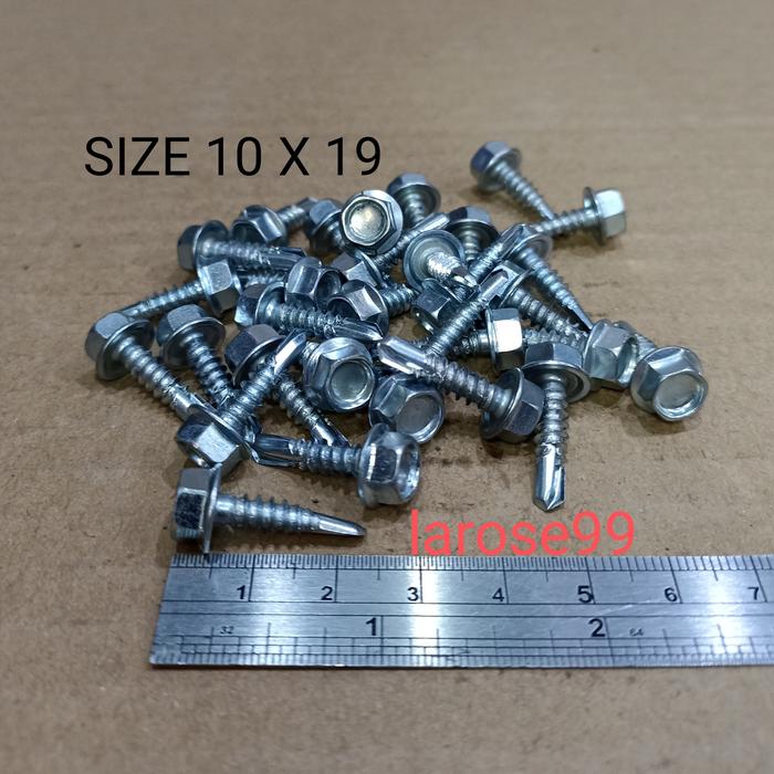 Jual Baut Baja Ringan 10x19 Scrub Baja Ringan 10x19 - Jakarta Pusat ...