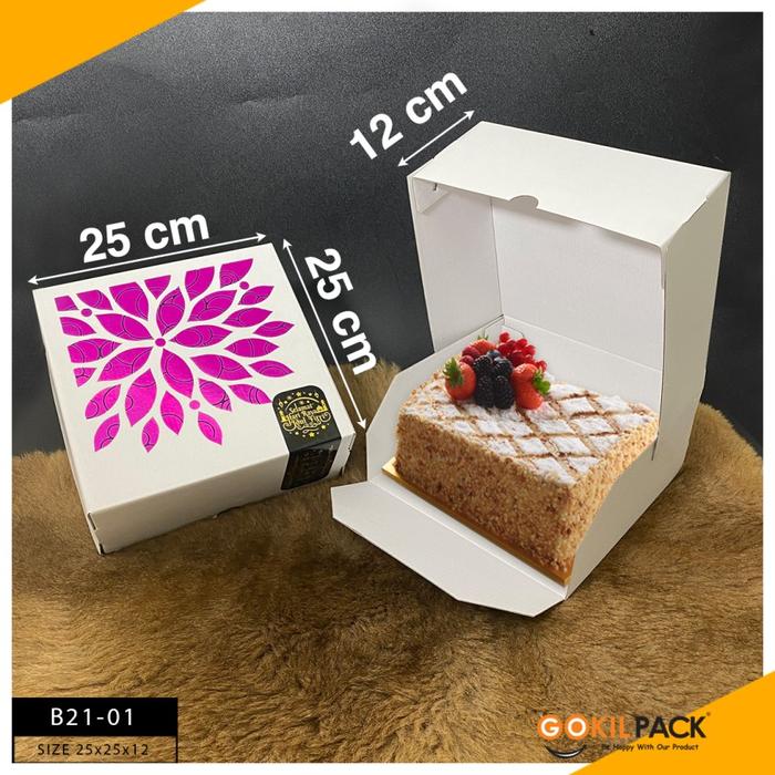 Jual Gokilpack - Box Packaging - Kardus Polos Kue/Cake/Tart/Bolu ...