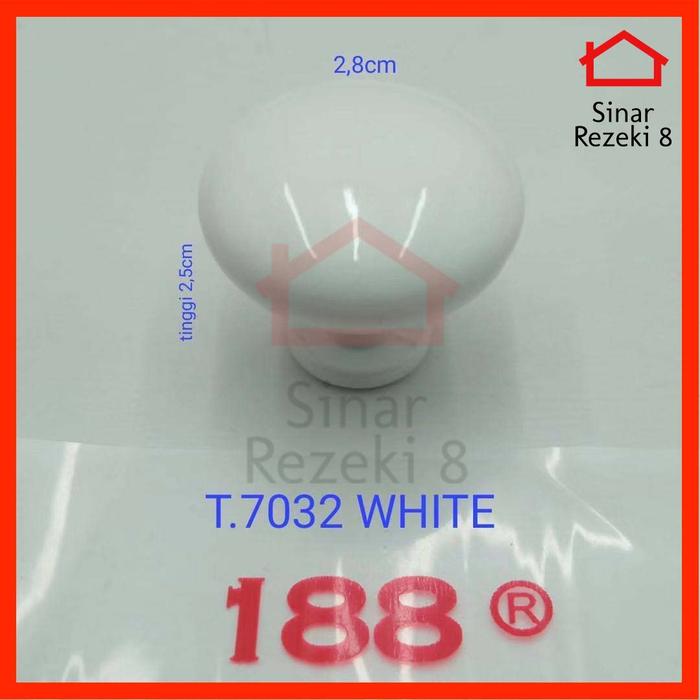 Jual Tarikan Laci Handle 8199 Putih Gold Pintu Lemari Dapur Gagang Knob ...