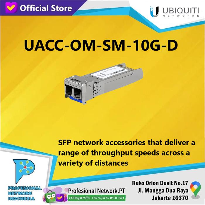 Promo Ubiquiti UACC-OM-SM-10G-D pengganti UF-SM-10G Cicil 0% 3x ...