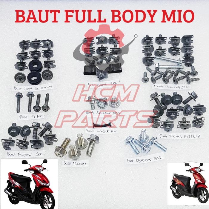 Jual BAUT FULLBODY FULLSET BAUD BODY MIO SMILE MIO SPORTY MIO LAMA BEST ...