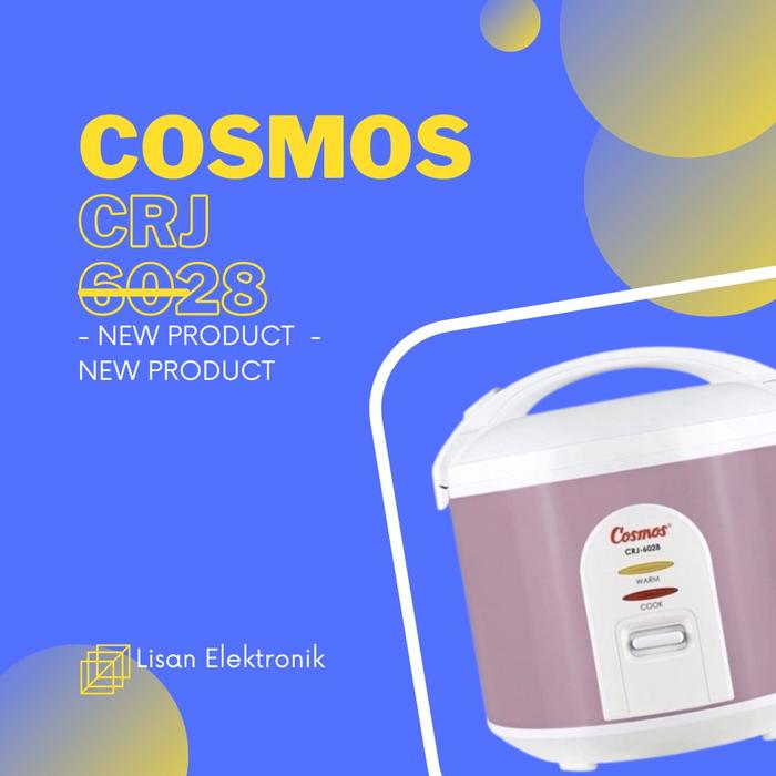 Jual COSMOS CRJ-6028 V Magic Com Rice Cooker Harmond 1.2 Liter ...