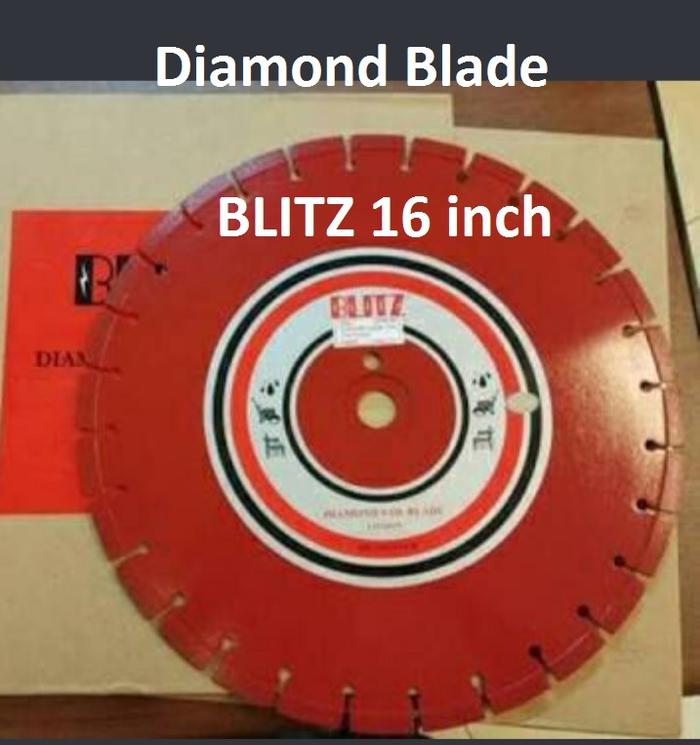 Jual Mata Pisau Potong Aspal Beton diameter 16 inch 400mm merk BLITZ ...