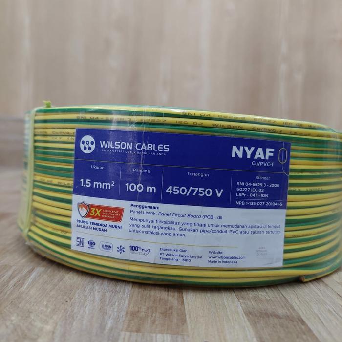 Jual Wilson cable NYAF 1,5 mm² 100 meter - Kota Bekasi - Global Corps ...