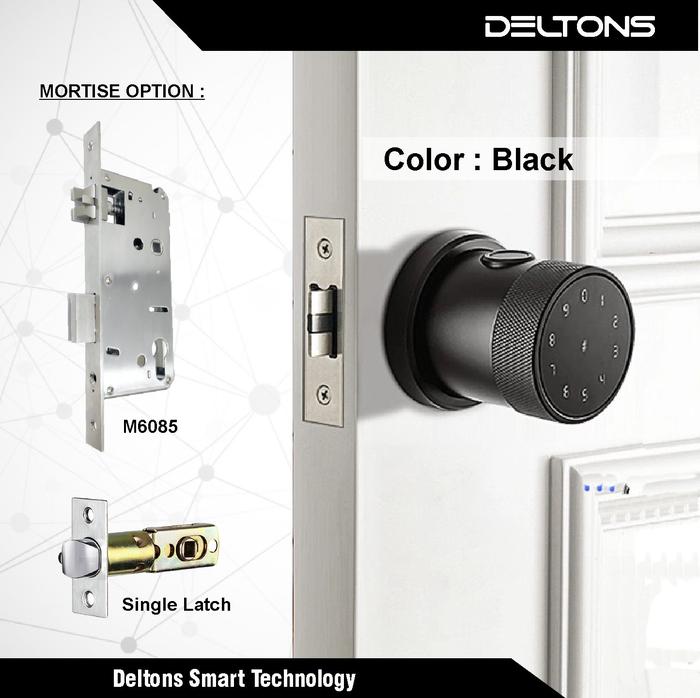 Promo Fingerprint Smart Door Lock Smart Lock Door Card Password App ...