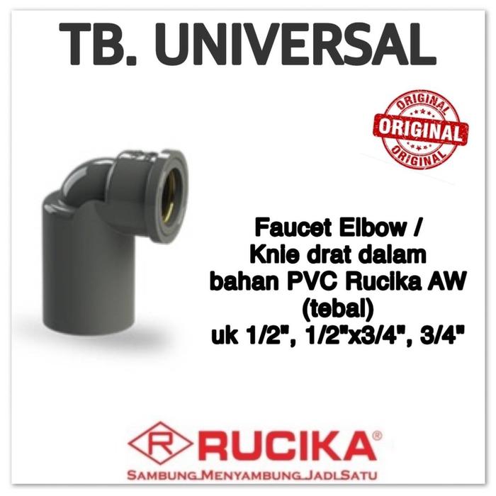 Jual KDD KUNINGAN 1/2 x 3/4 INCH / RUCIKA FAUCET ELBOW - Jakarta Barat - TOKO BANGUNAN UNIVERSAL ...